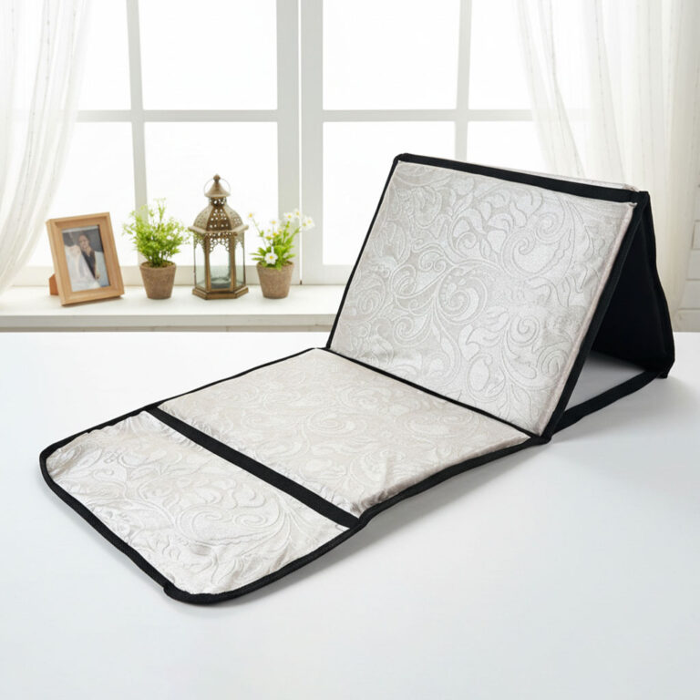 Tapis de Prière Sultan Pliable avec Dossier et Poche Arrière V2 – سجادة ...